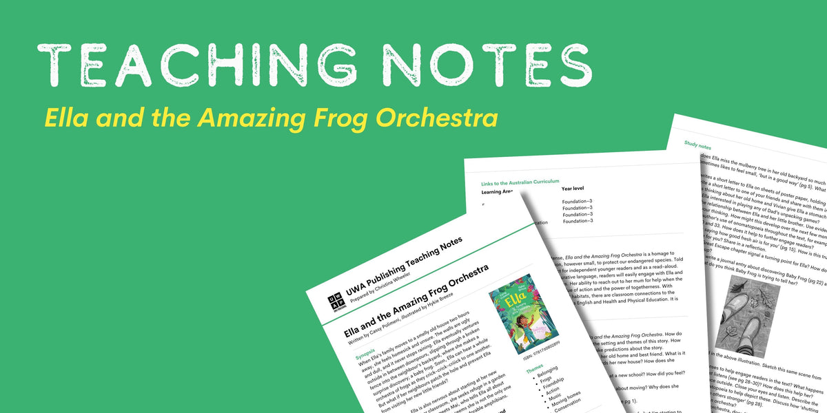 Teaching notes now available for Ella and the Amazing Frog Orchestra ...