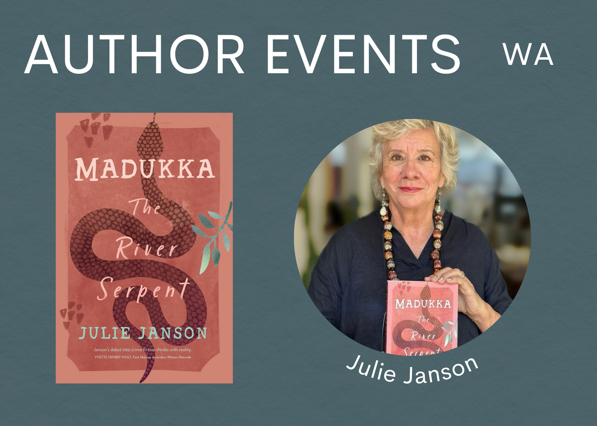 Julie Janson is coming to WA! – UWA Publishing